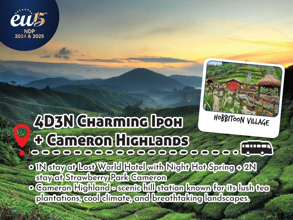 4D3N CHARMING IPOH + CAMERON HIGHLANDS